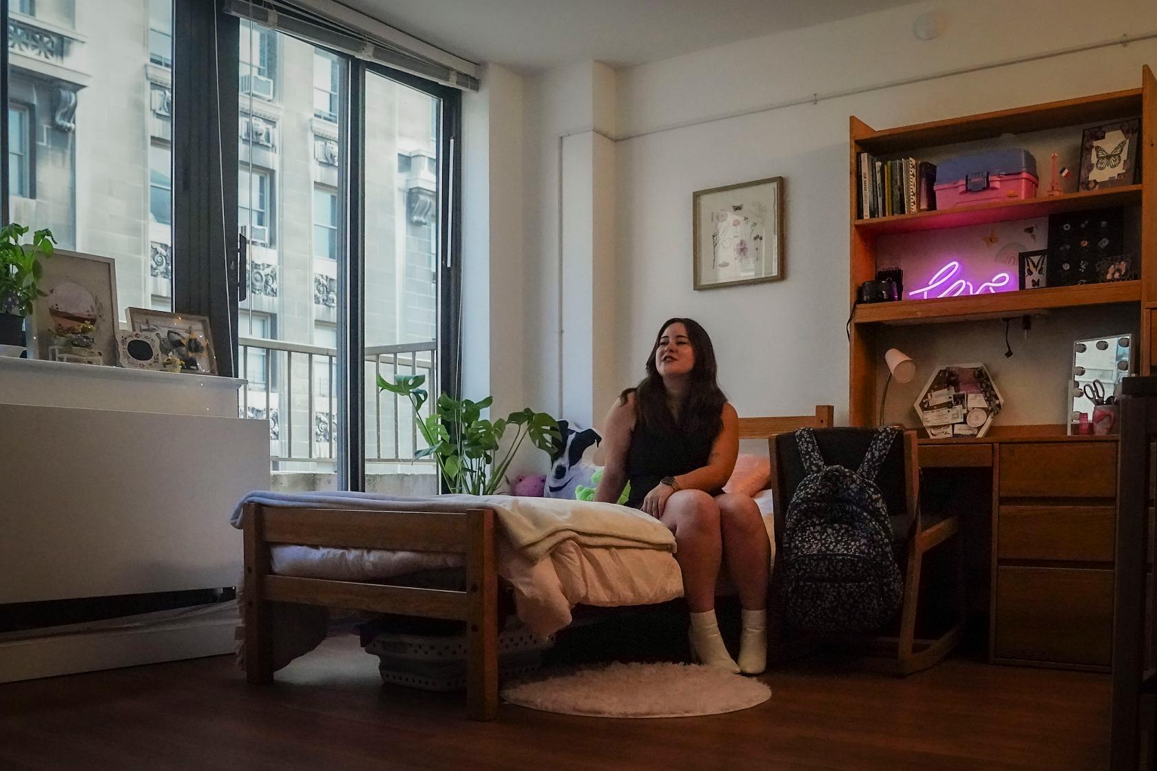Students transform their drab dorm rooms into comfy living spaces