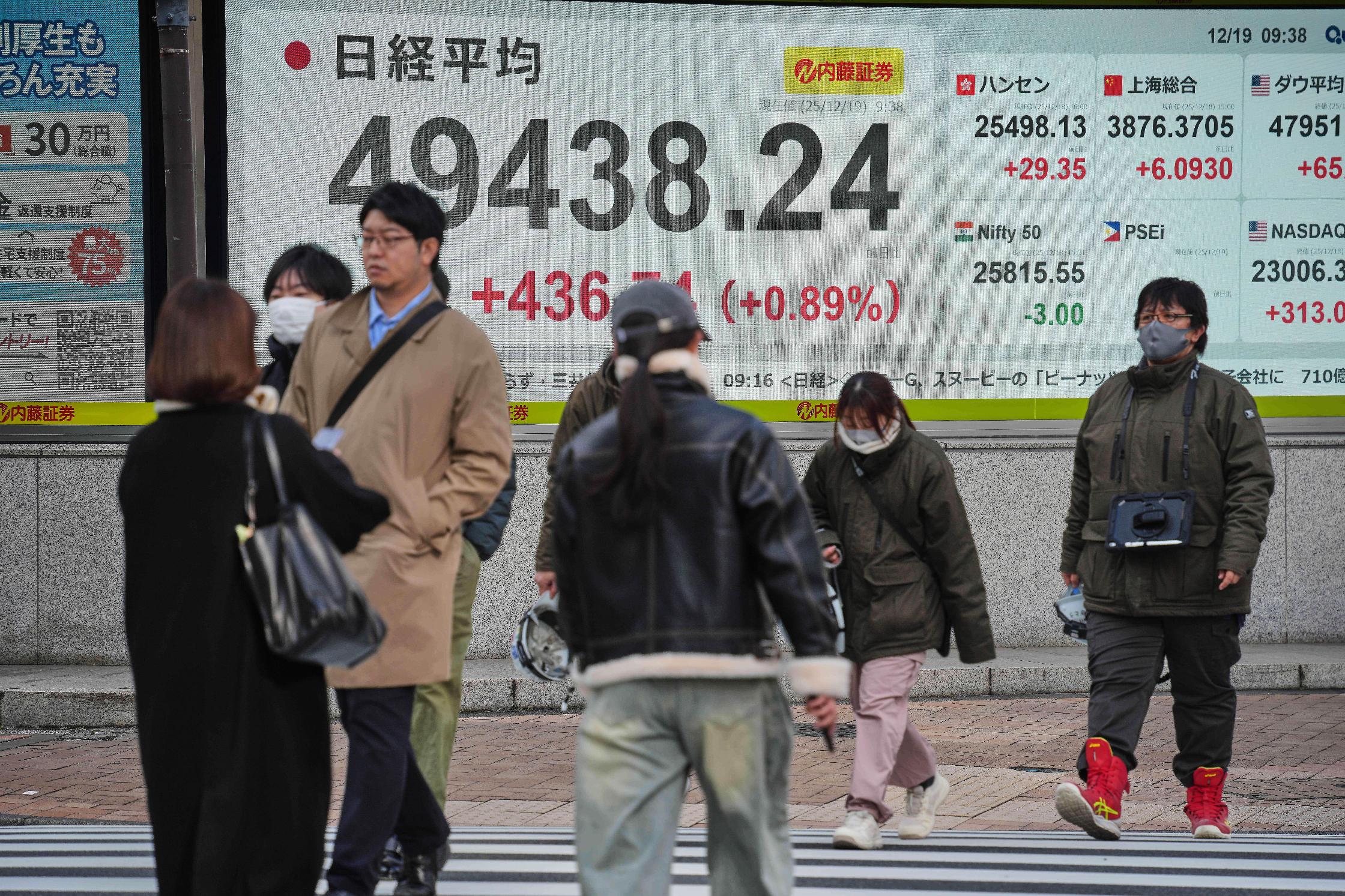 World shares advance after Japan raises its key interest rate to its ...
