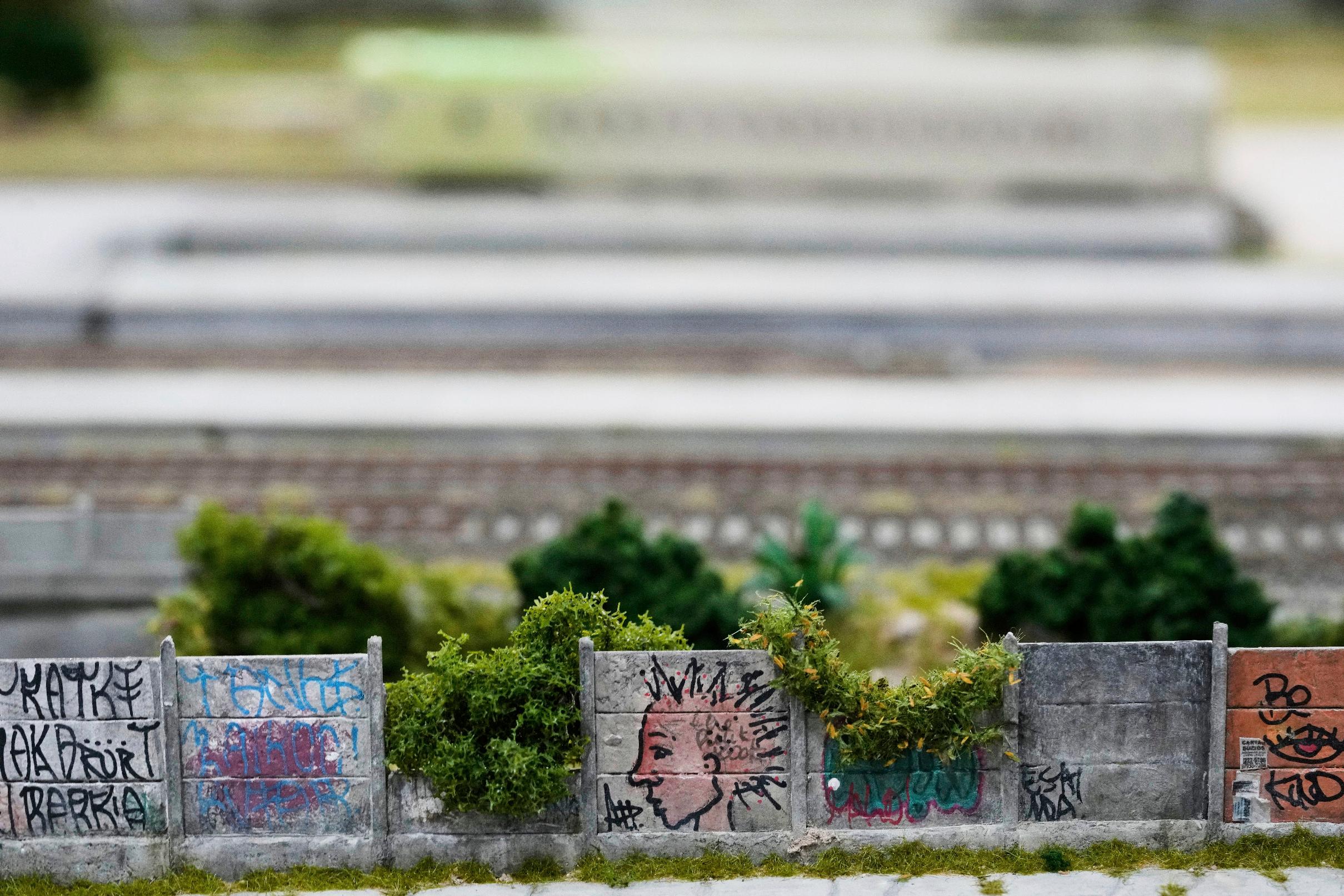 In a miniature world, climate change and environmental issues loom large