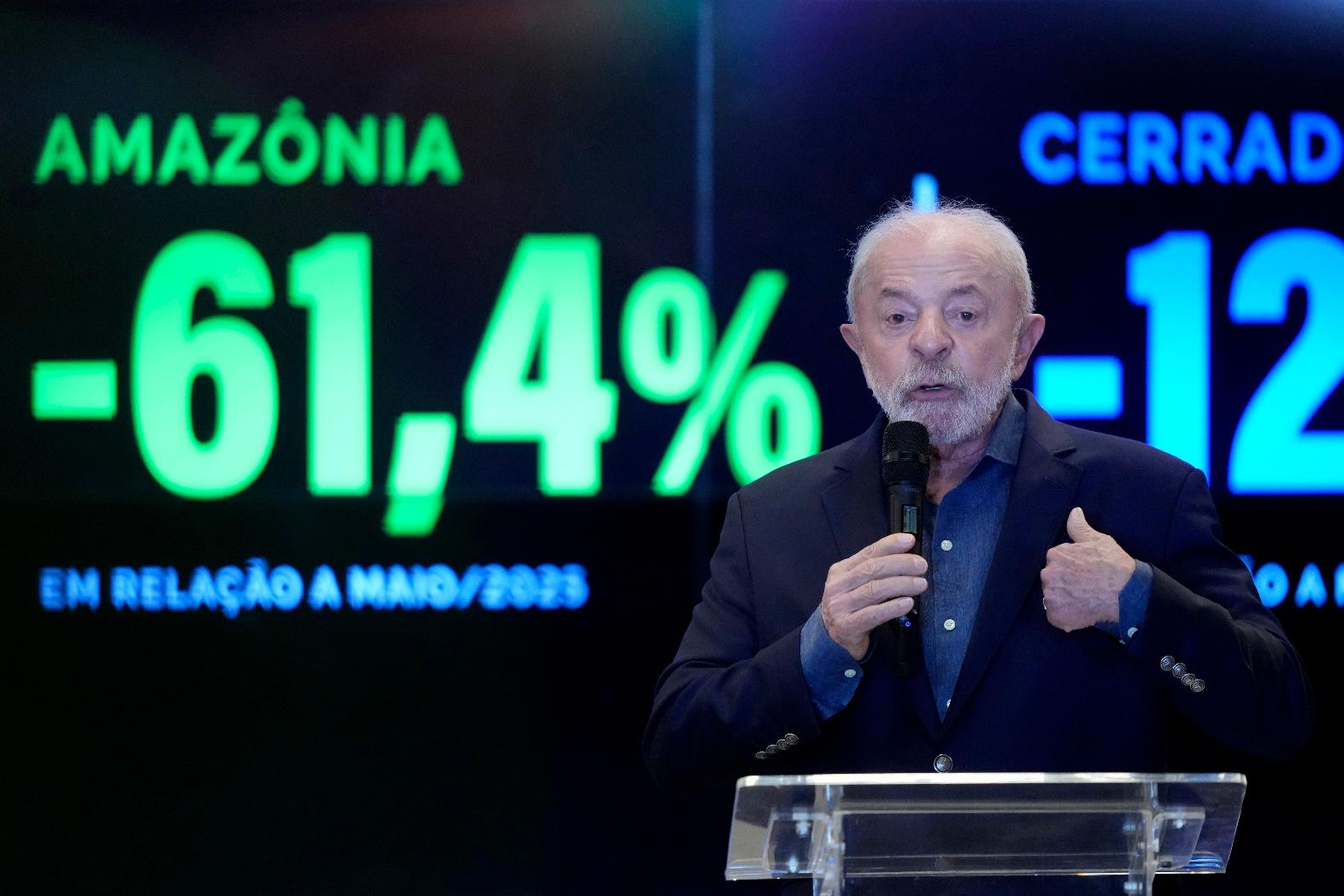 Brazil reports drop in Amazon deforestation rates, pushing back on US ...