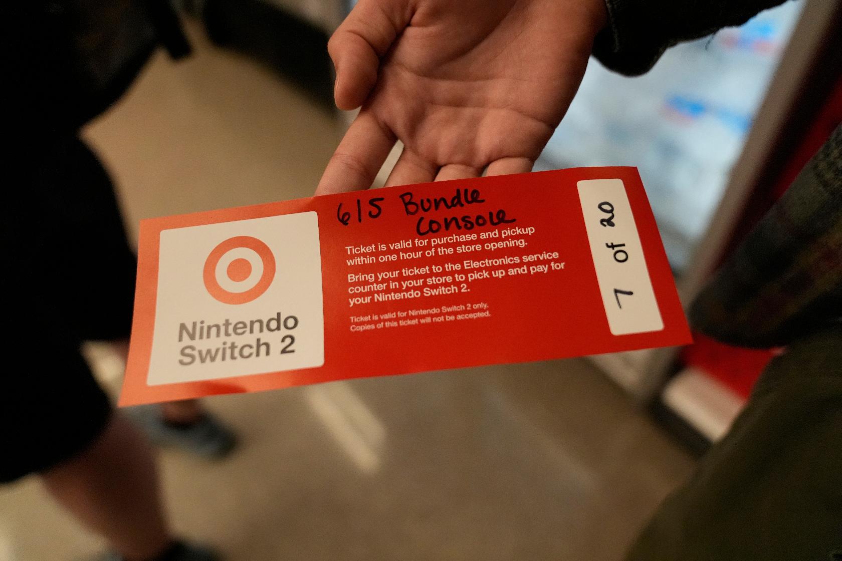Eager fans endure long lines for the Nintendo Switch 2 launch