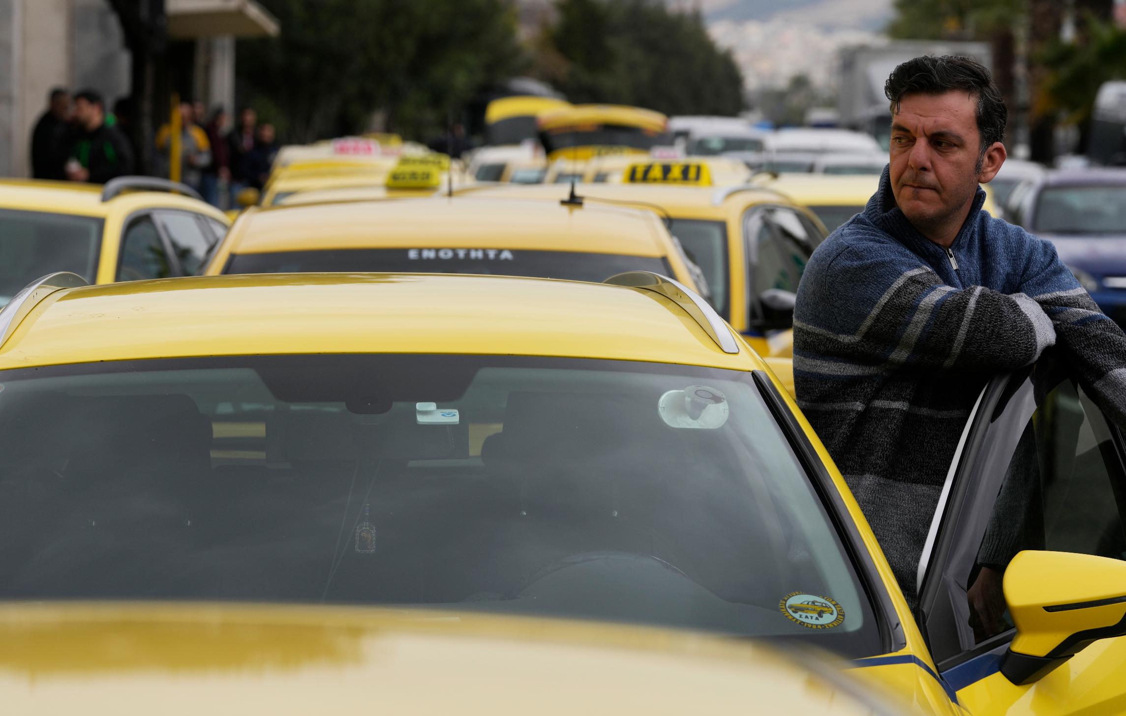 Athens taxis on a 48-hour strike that will coincide with a nationwide ...