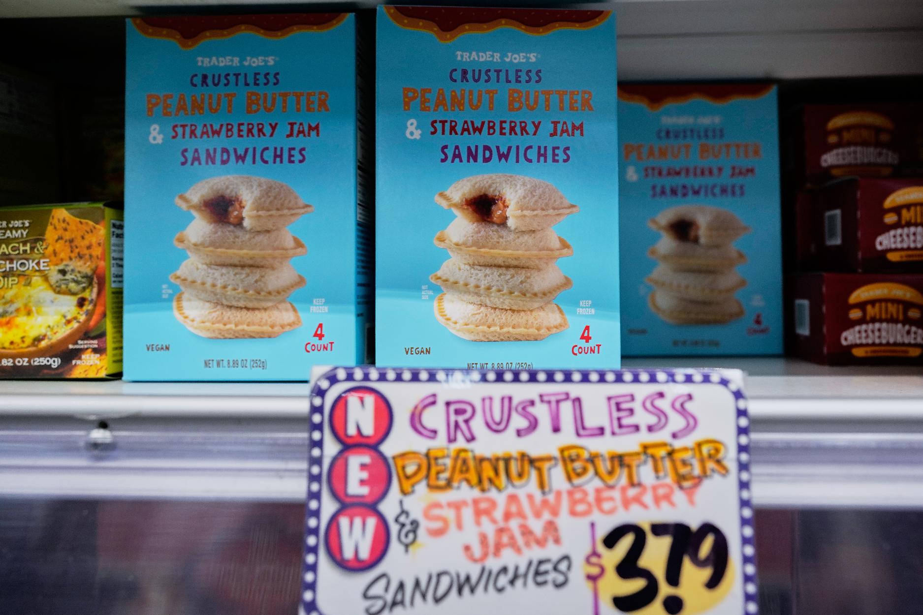 Smucker sues Trader Joe's, saying its new PB&J sandwiches are too ...