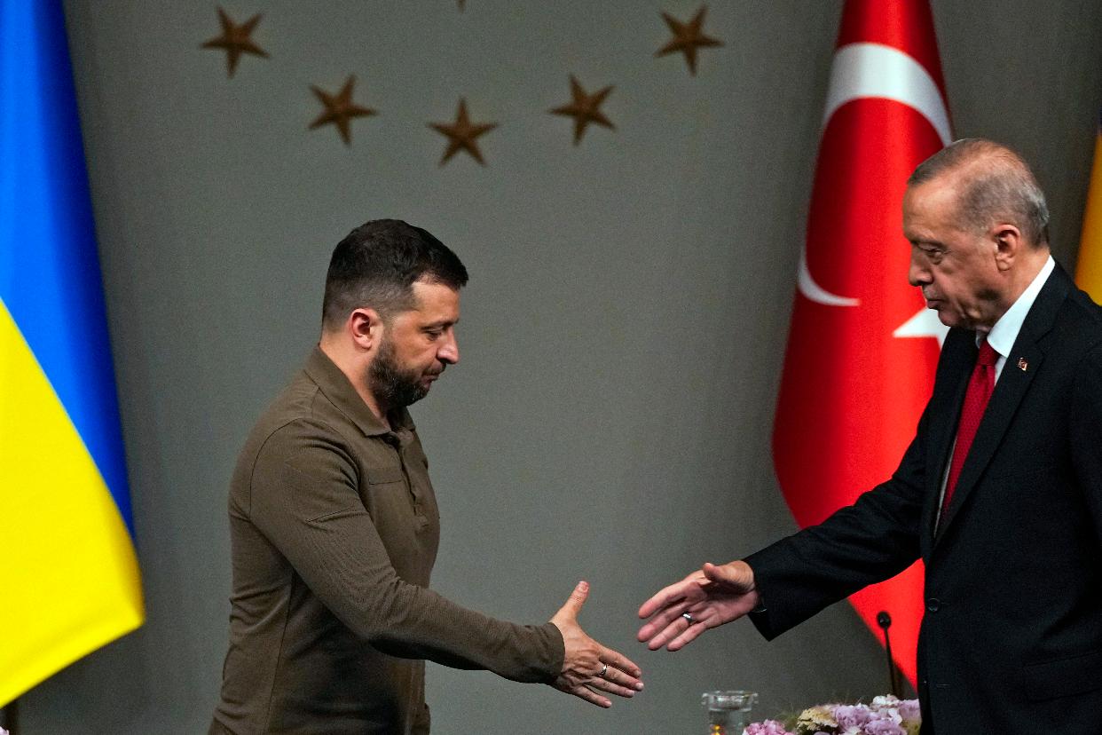 Ukraine's Zelenskyy visits Turkey, where Erdogan is expected to press ...
