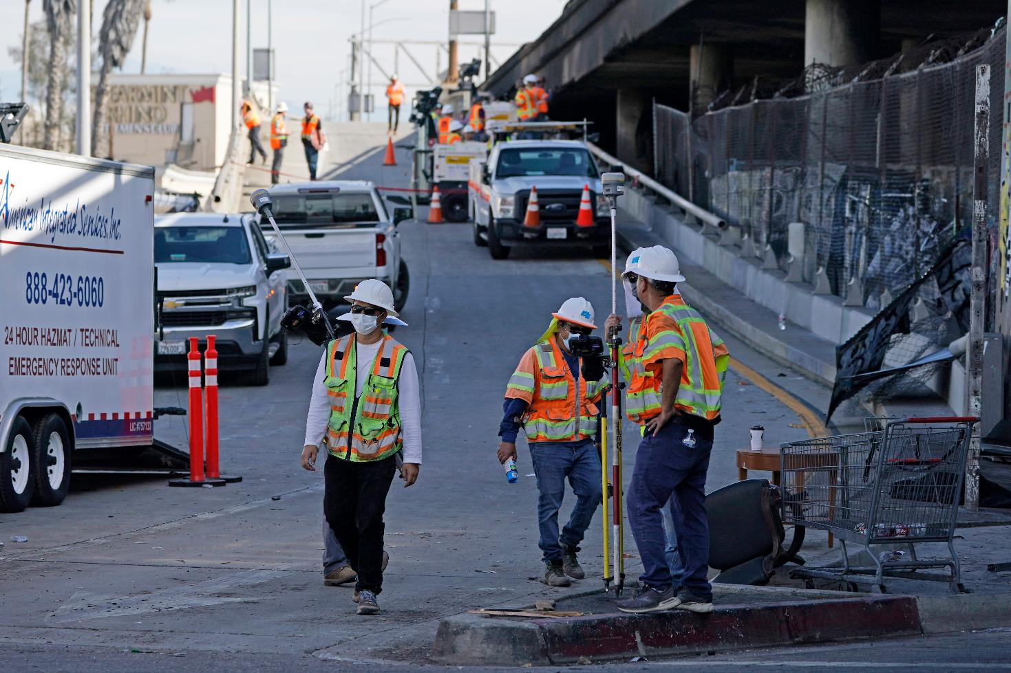 Fire-damaged Los Angeles freeway to take three to five weeks to repair ...