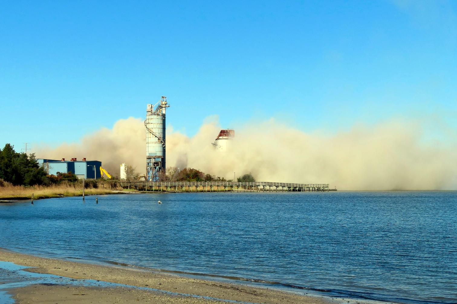 Former coal-fired power plant razed to make way for offshore wind ...