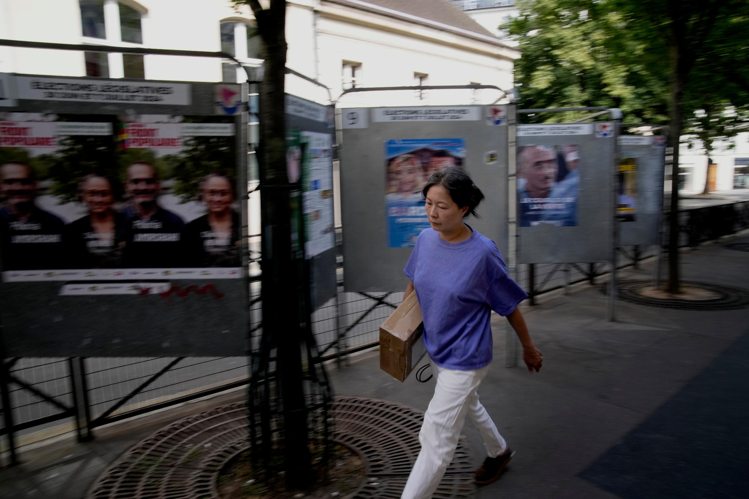 France's exceptionally high-stakes election has begun. The far right ...