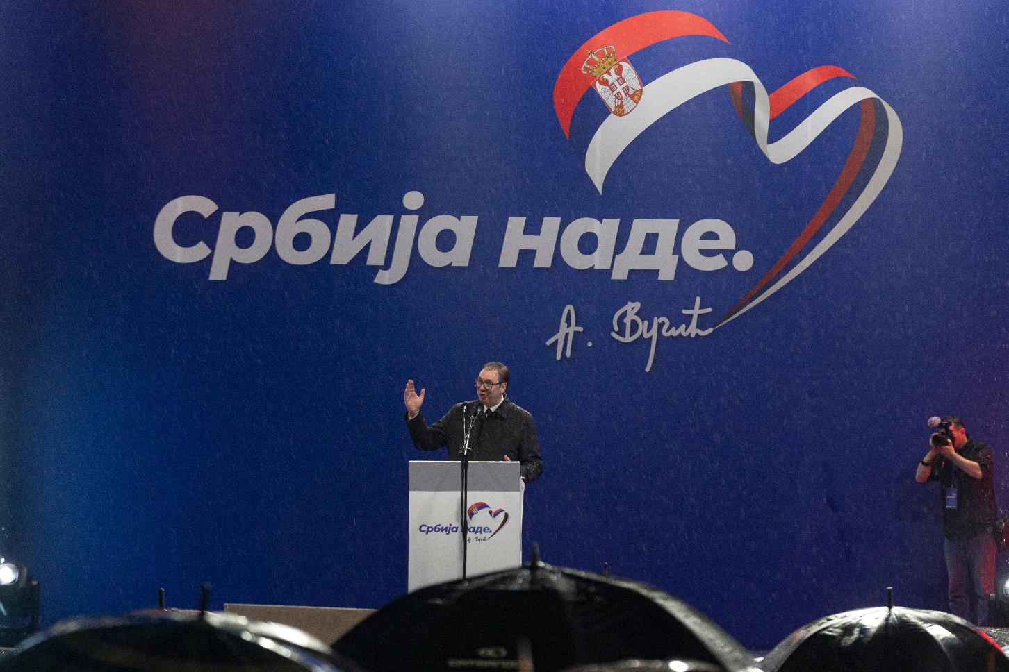 Pro-government rally held in Serbia amid growing discontent after mass ...